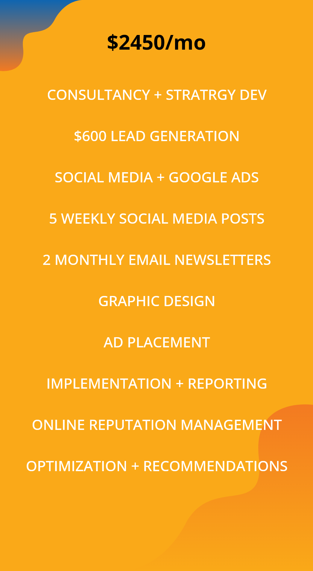 Packages – BRAND AND DIGITAL MARKETING SOW COMMUNICATIONS